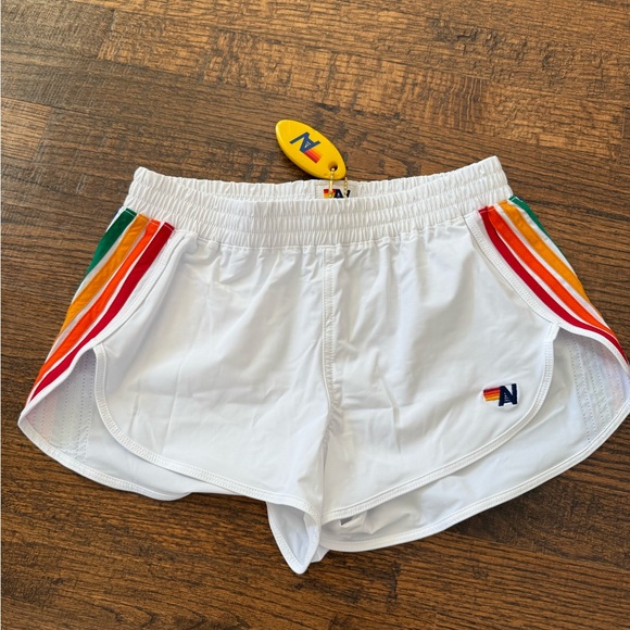 Aviator Nation | Shorts | Aviator Nation White And Red Athletic Shorts ...